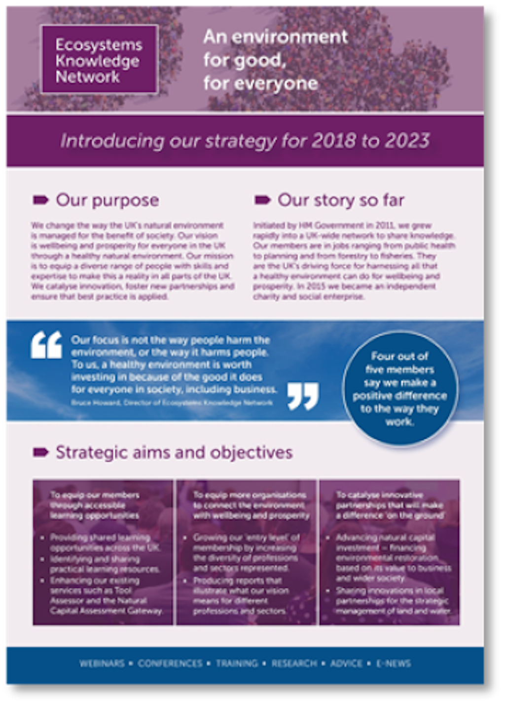 Our Strategy - Ecosystems Knowledge Network